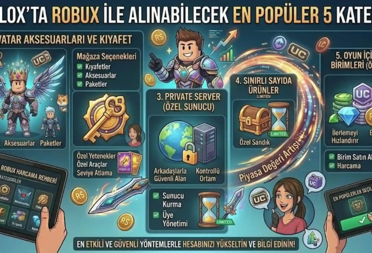 Robux Satın Al: Roblox Avatar ve Game Pass Fiyatları